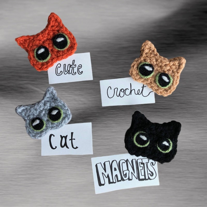 Crocheted Magnets - Etsy