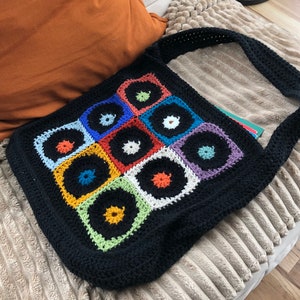 Vinyl Record Bag CROCHET PATTERN | Granny Square Bag | Record Bag ...