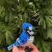 Beautiful Blue Jay Written Crochet Pattern | Realistic Bird Crochet ...