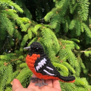 Crochet Baltimore Oriole | Crochet Amigurumi | Crochet Bird | Plush Toy ...