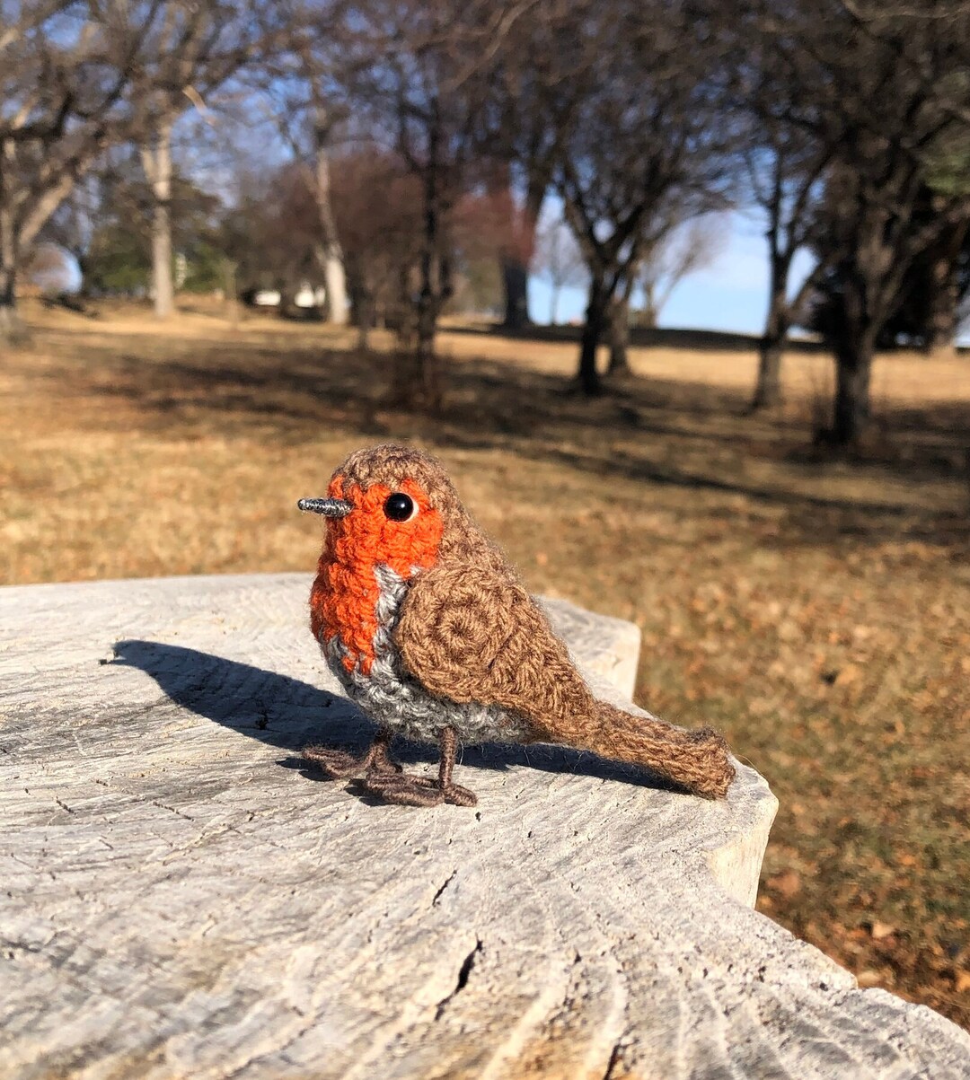 Crochet Little European Robin | Crochet Amigurumi | Crochet Plush Toy ...