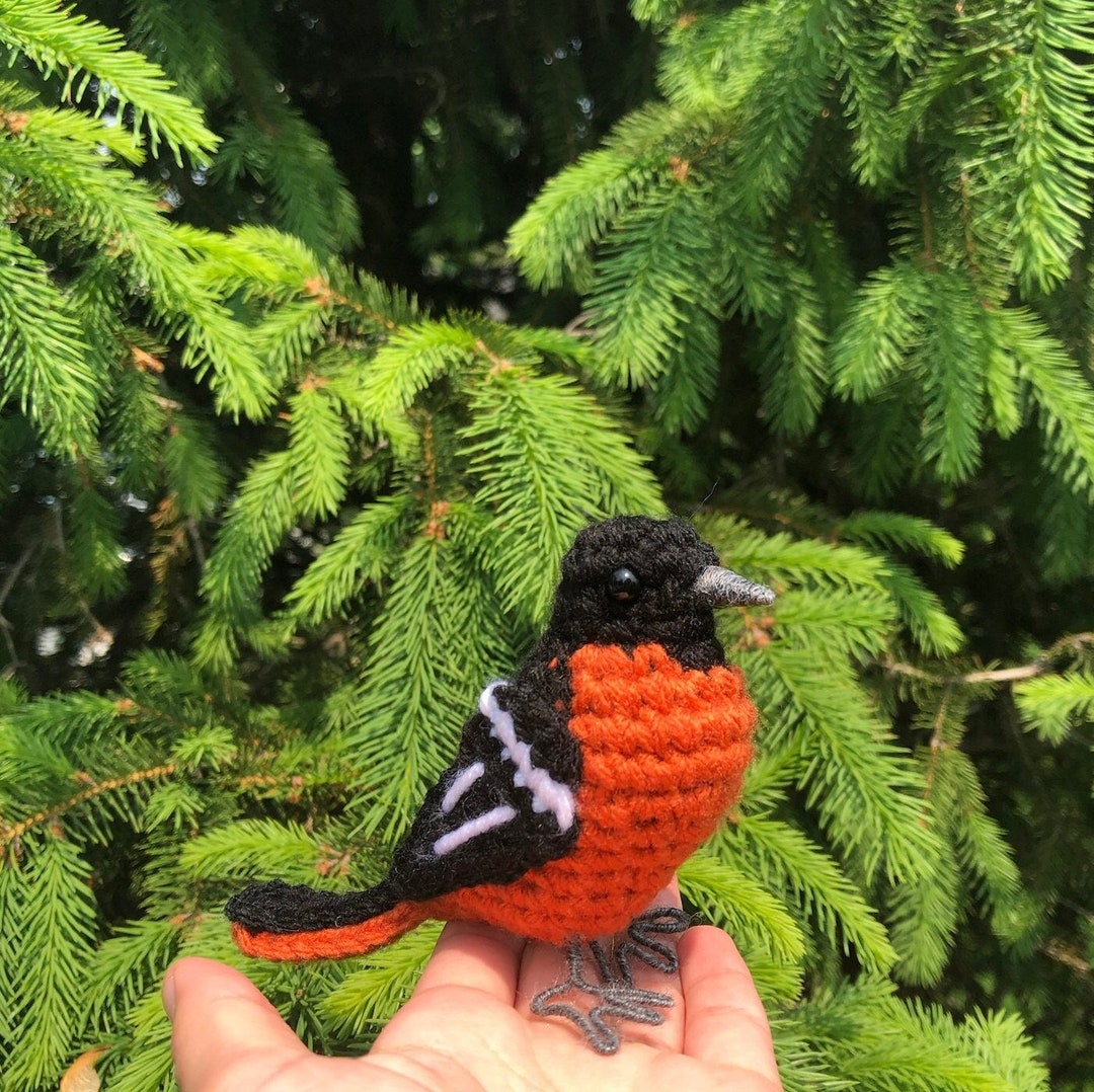 Crochet Baltimore Oriole | Crochet Amigurumi | Crochet Bird | Plush Toy ...