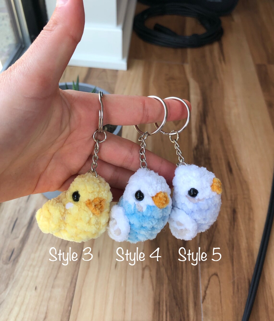Super Soft Detailed Crochet Baby Parakeet Keychain Crochet - Etsy