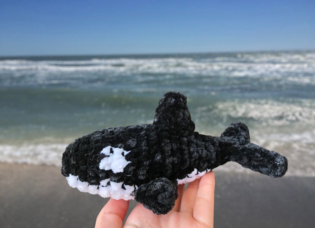 Super Soft Little Crochet Orca | Killer Whale Amigurumi | Orca Plush ...