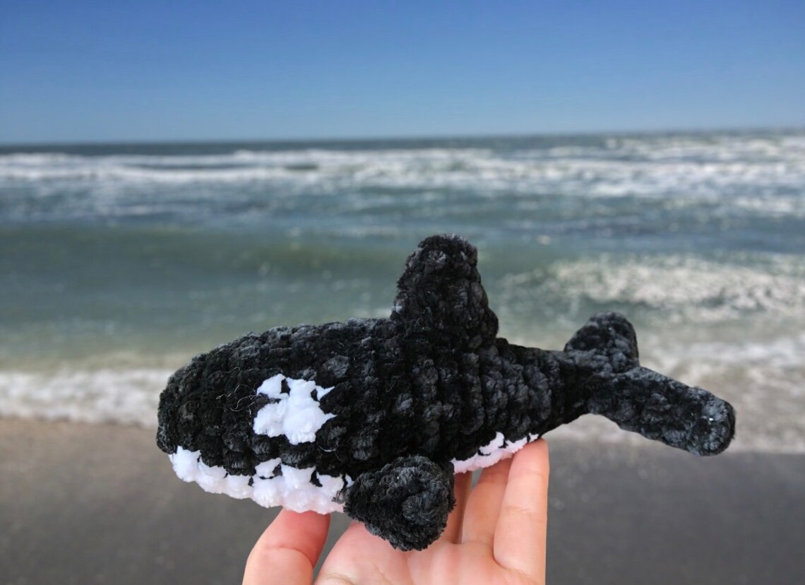Super Soft Little Orca Written Crochet Pattern | Killer Whale Amigurumi ...