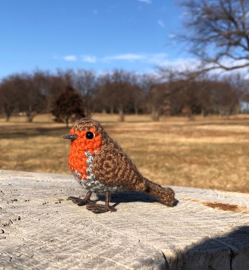 Crochet Little European Robin | Crochet Amigurumi | Crochet Plush Toy ...