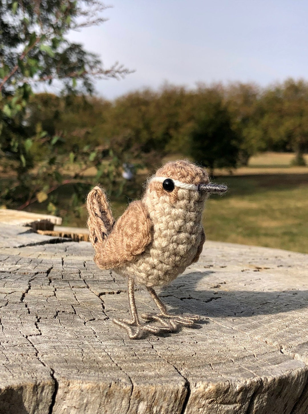 Crochet Little Wren | Crochet Amigurumi | Crochet Plush Toy Figure | Realistic Bird Figure ...