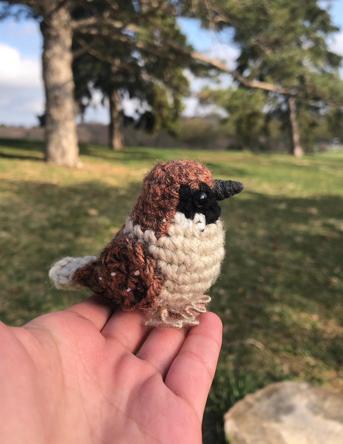Crochet Male + Female Sparrow Bundle | Crochet Amigurumi | Realistic ...