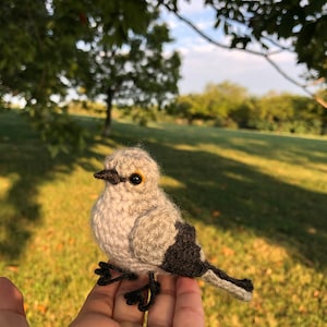 Little Mockingbird Written Crochet Pattern | Realistic Bird Crochet ...