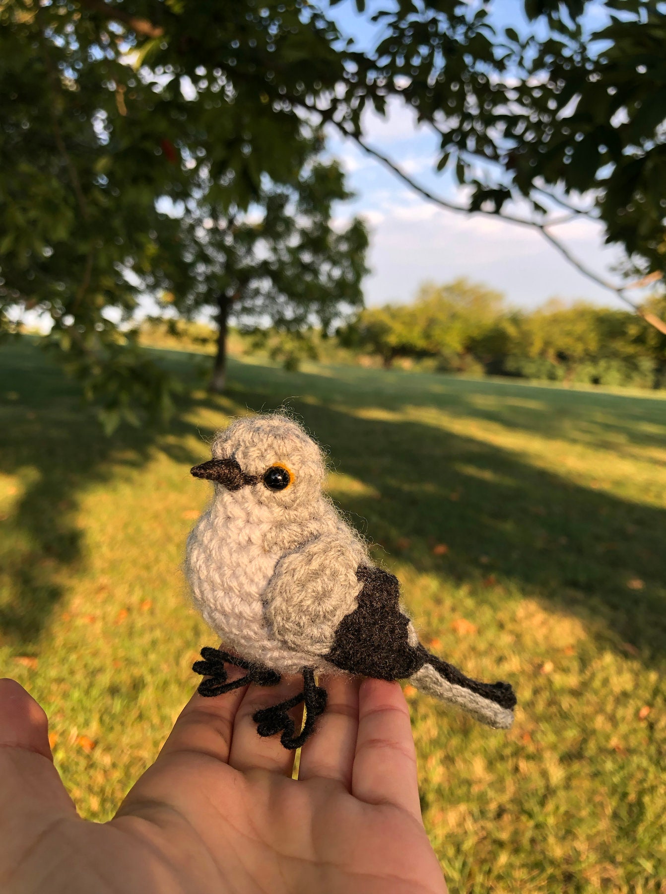 Crochet Little Mockingbird | Bird Crochet Amigurumi | Crochet Plush Toy ...