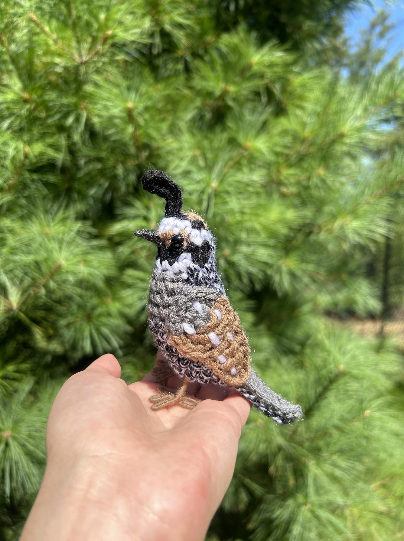 Crochet California Quail | Realistic Bird Crochet Amigurumi | Crochet ...