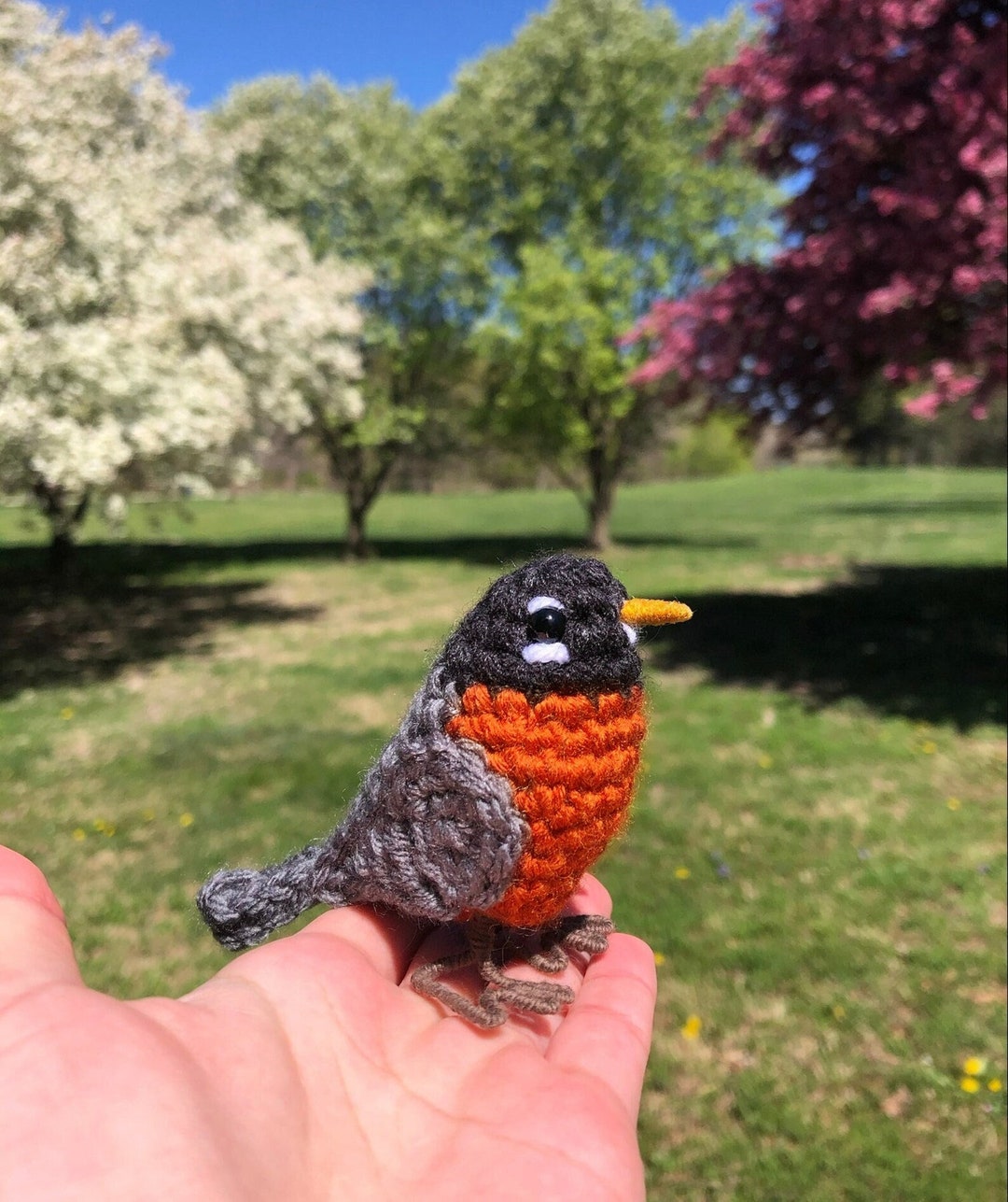 FINAL CALL Not Restocking - Crochet Little Robin | Crochet Bird ...