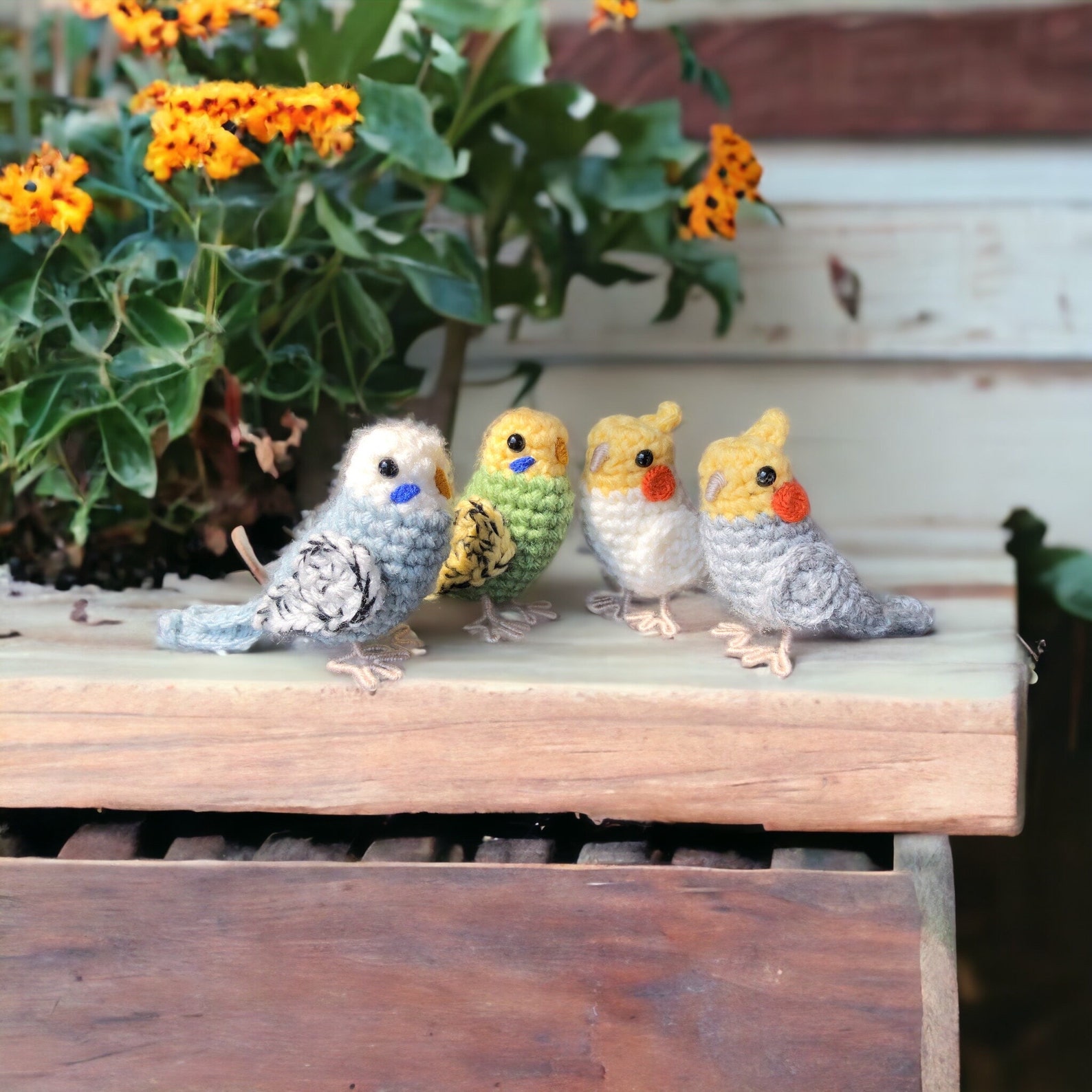 Parakeet + Cockatiel Crochet Pattern Bundle | Realistic Bird Crochet ...