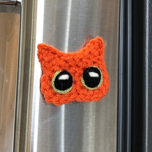 Cute Crochet Cat Magnets | Cat Family Fridge Magnets | Cat Amigurumi ...