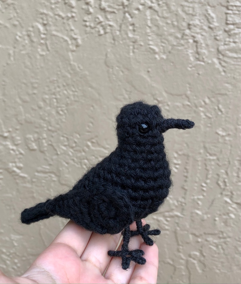 Little Crow Written Crochet Pattern Blackbird / Raven - Etsy