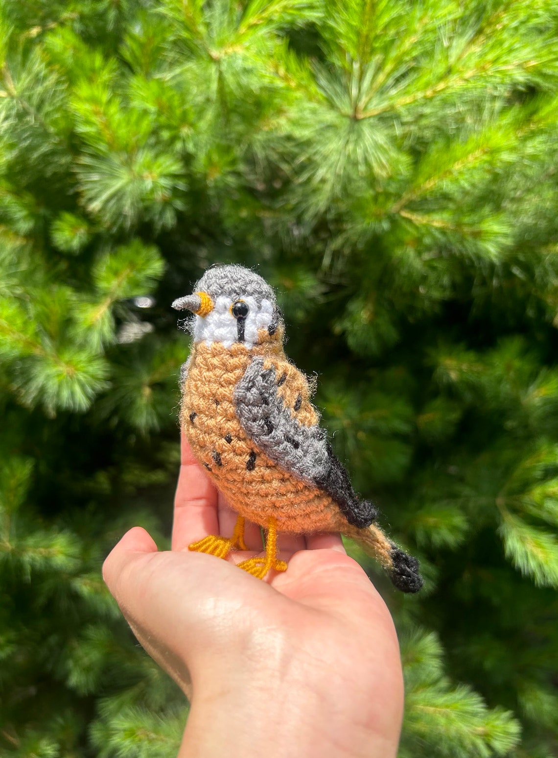 American Kestrel Written Crochet Pattern | Crochet Bird Amigurumi ...