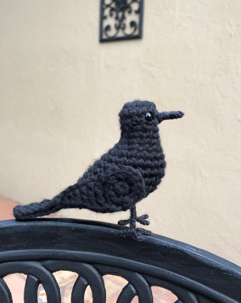 Little Crow Written Crochet Pattern Blackbird / Raven - Etsy
