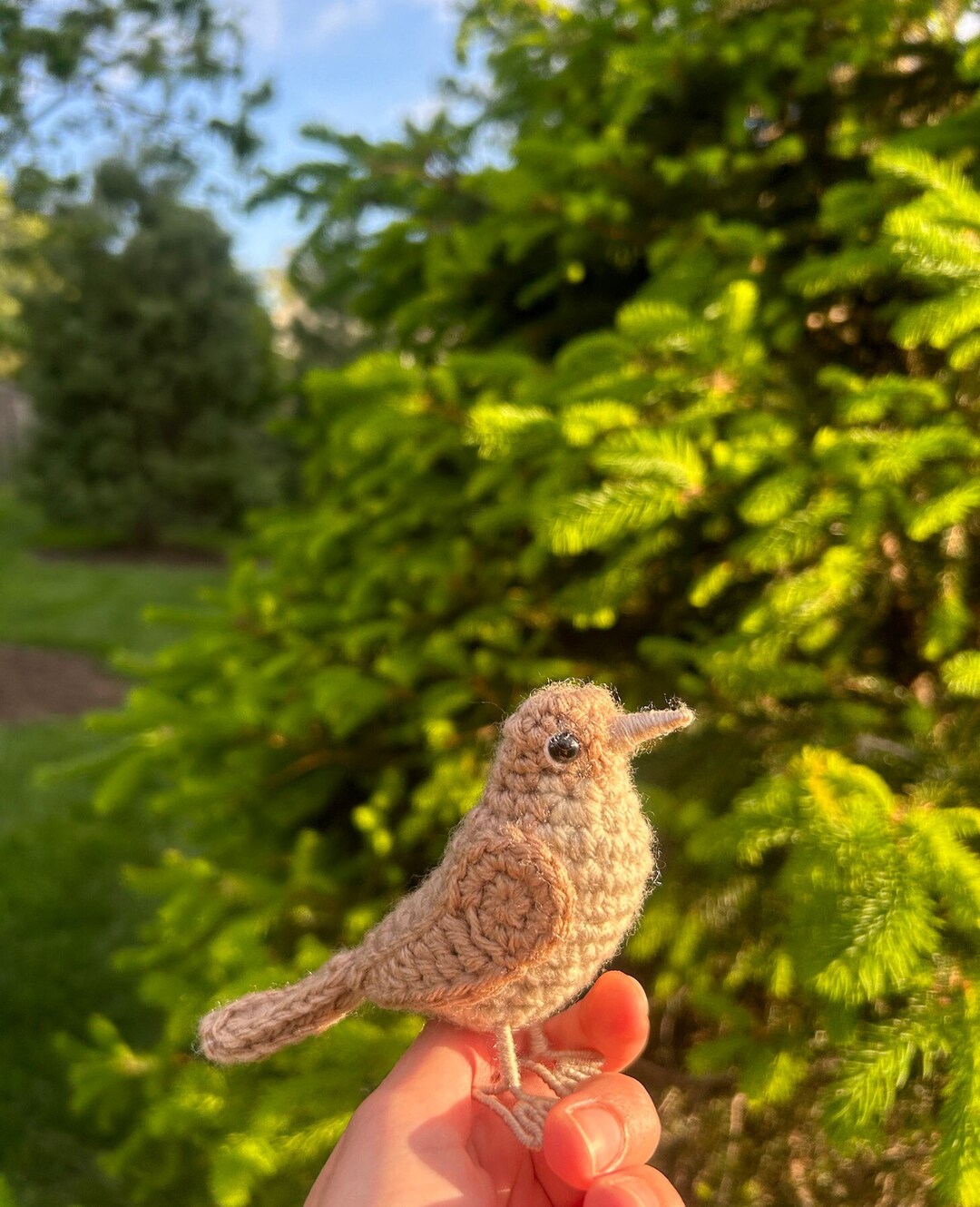 Crochet Little Nightingale | Realistic Crochet Bird Amigurumi | Crochet ...