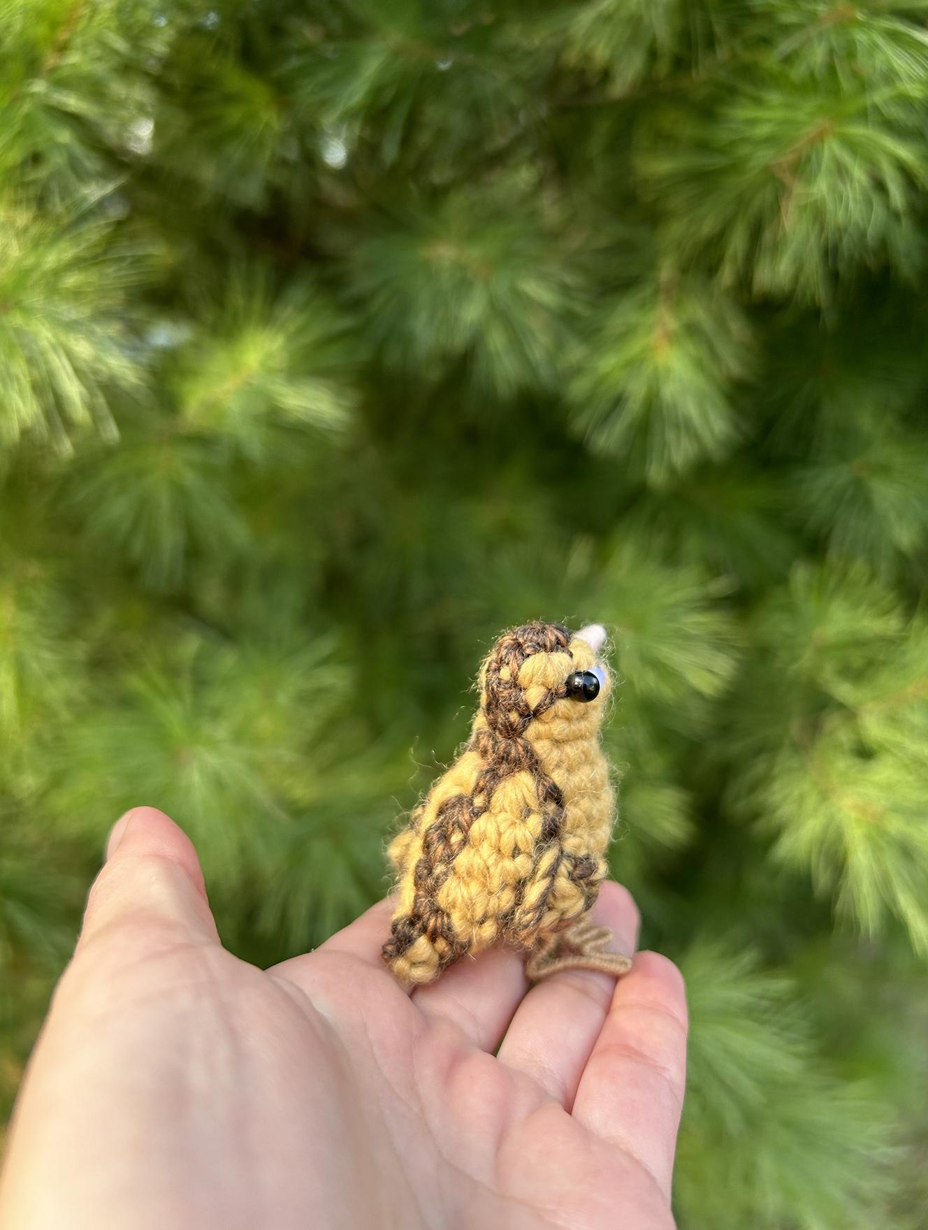 Quail Chick Written Crochet Pattern | Crochet Bird Amigurumi | Crochet ...