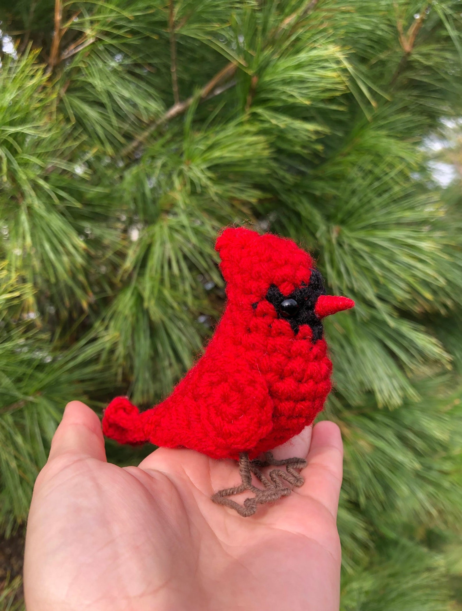 Crochet Little Cardinal | Crochet Amigurumi | Crochet Plush Toy Figure ...