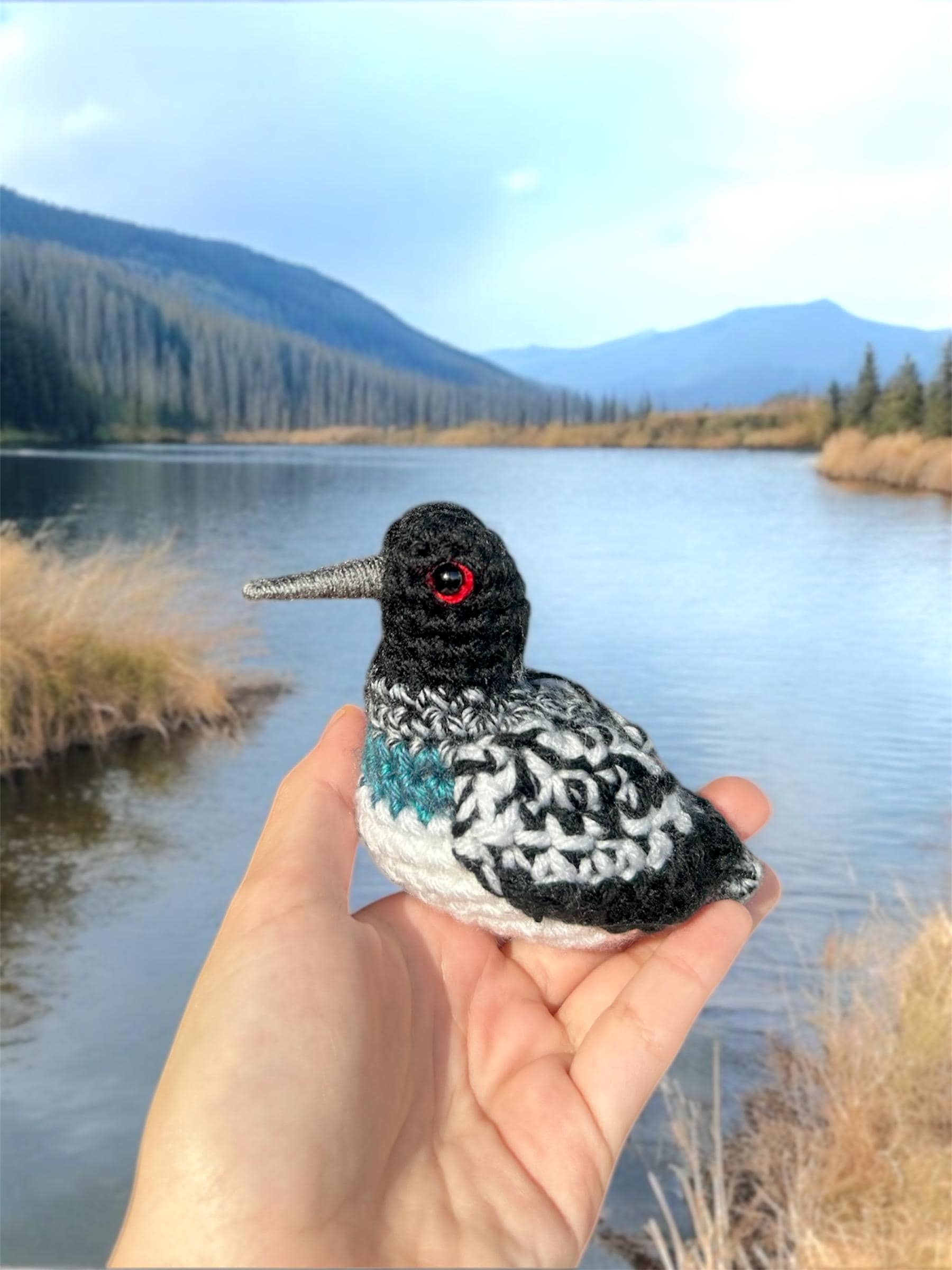 Little Loon Written Crochet Pattern | Crochet Bird Pattern | Crochet ...