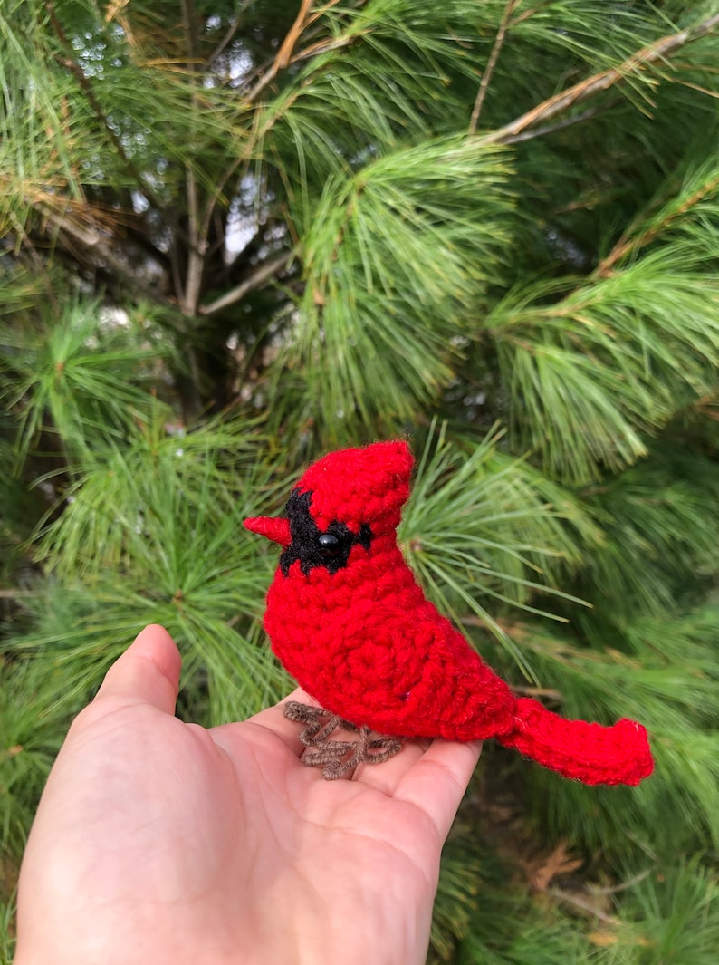 Little Cardinal Written Crochet Pattern Crochet Amigurumi - Etsy