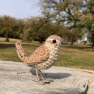 Little Wren Written Crochet Pattern | Realistic Bird Crochet Pattern ...