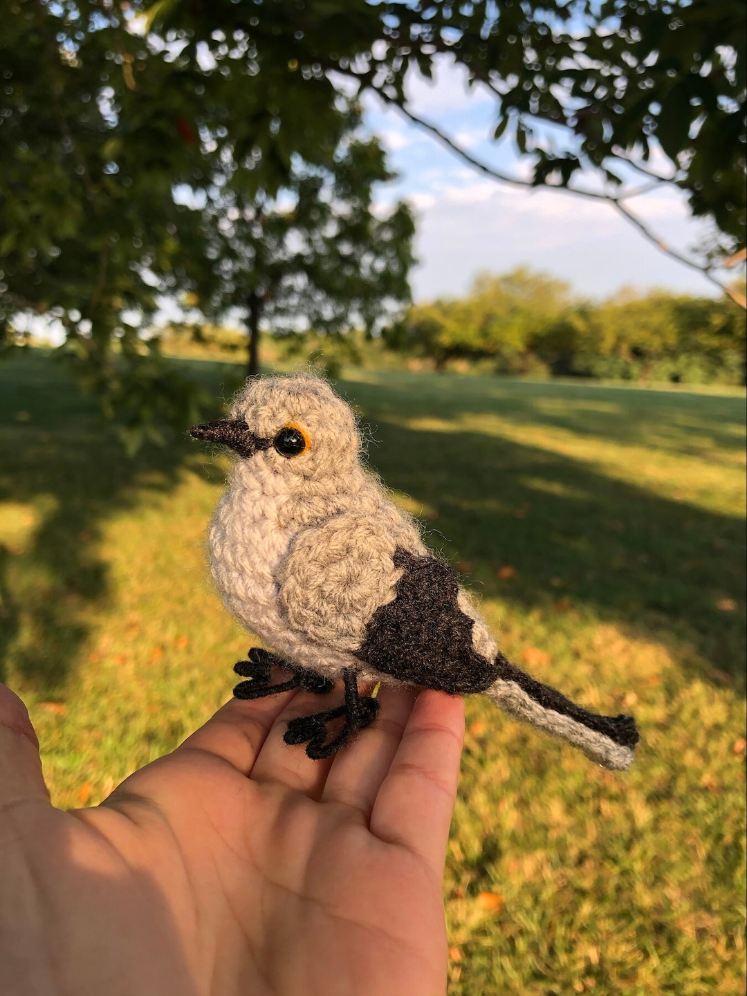 Crochet Little Mockingbird | Bird Crochet Amigurumi | Crochet Plush Toy ...