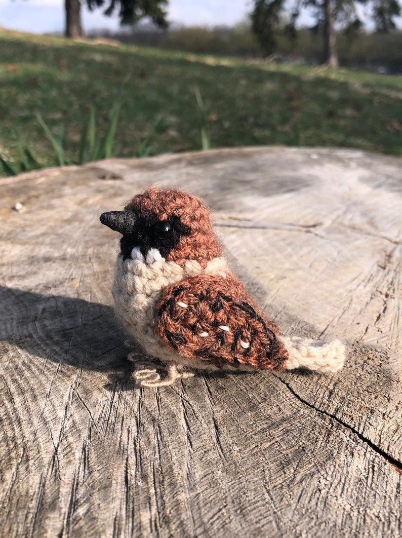 Crochet Little Sparrow | Crochet Amigurumi | Crochet Plush Toy Figure ...
