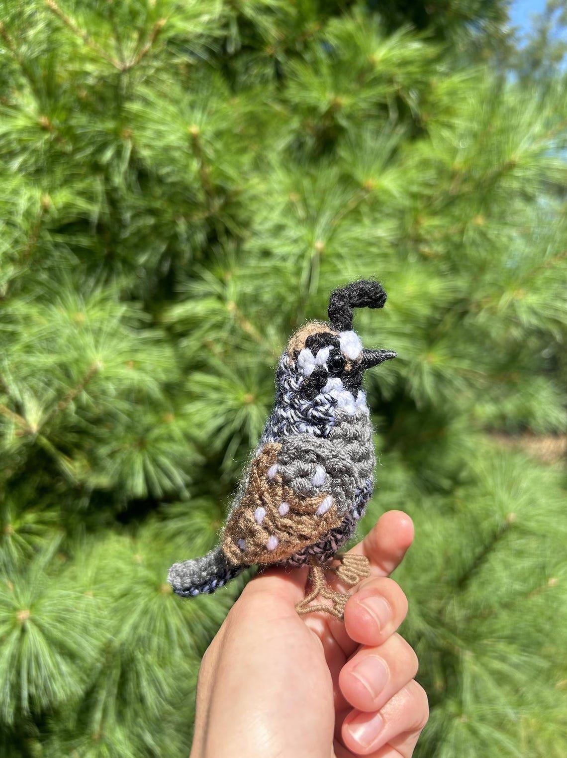 Crochet California Quail | Realistic Bird Crochet Amigurumi | Crochet ...