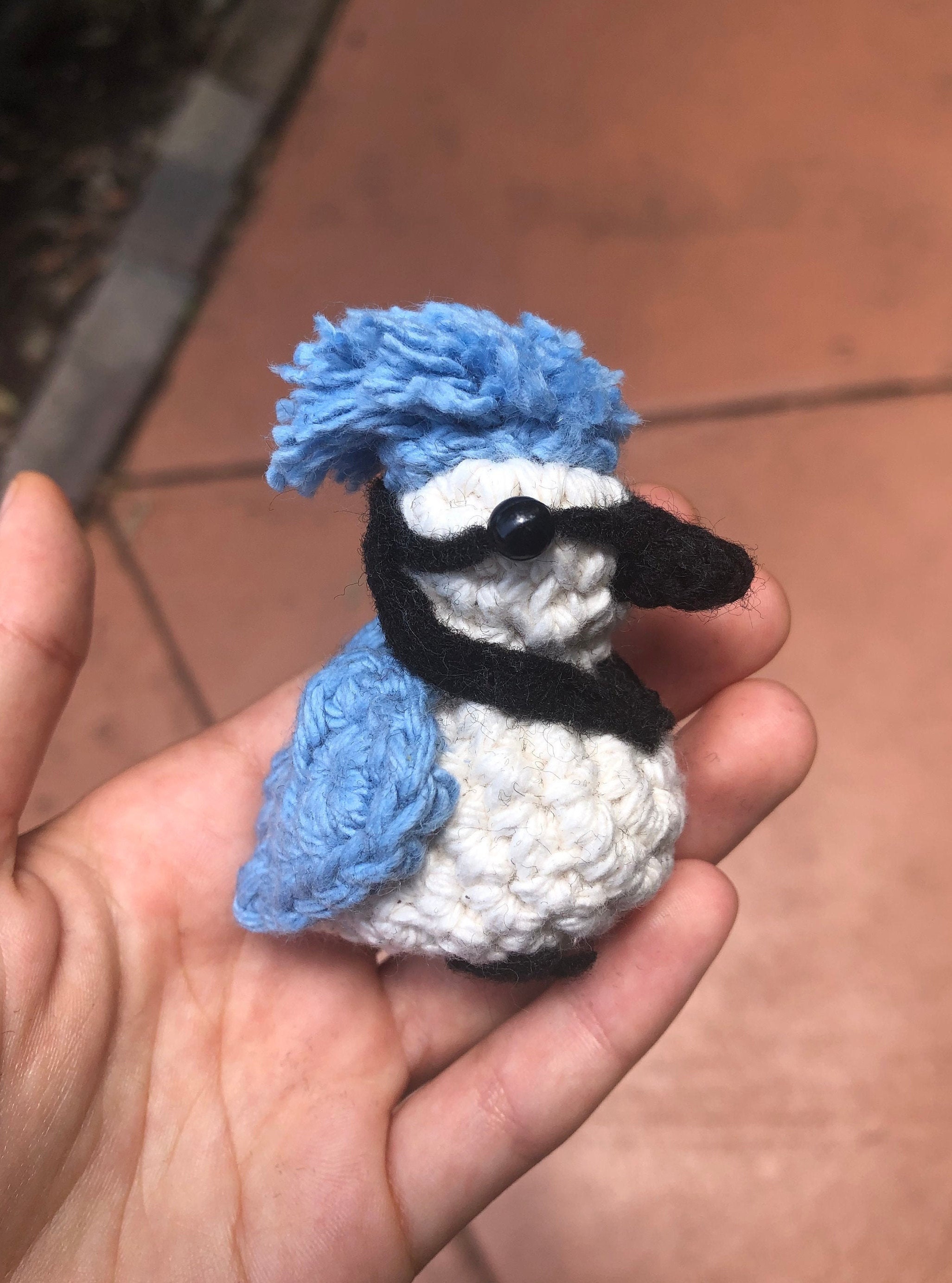 Baby Blue Jay Written Crochet Pattern Crochet Amigurumi - Etsy