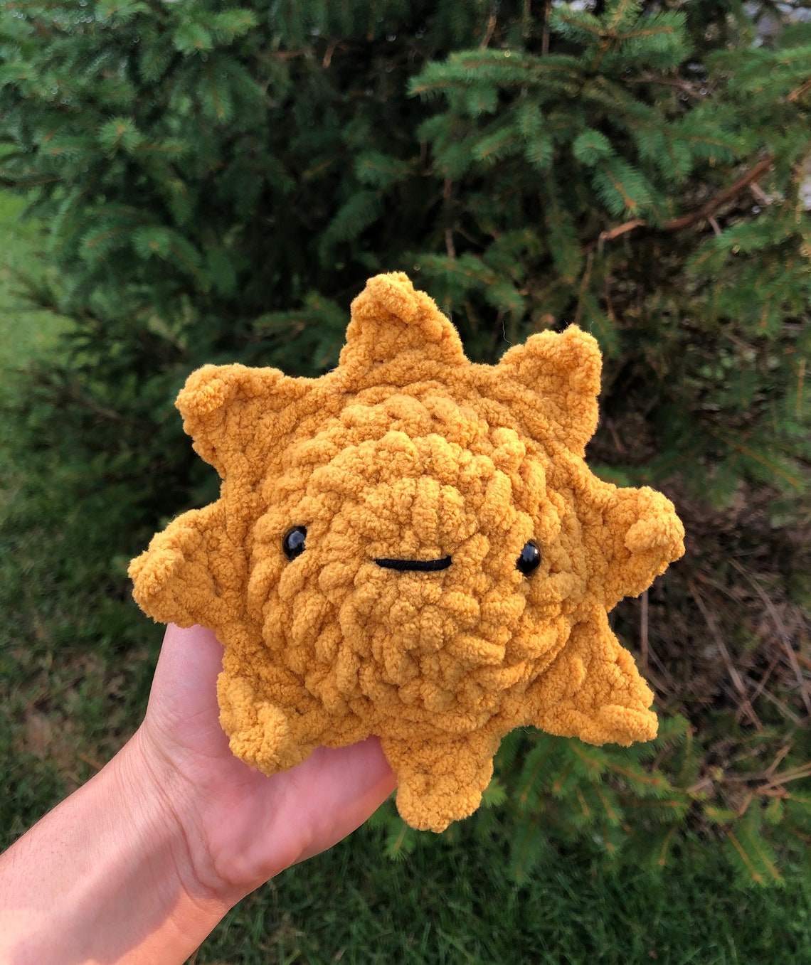 Happy Crochet Sun Plushie | Crochet Amigurumi | Plush Toy Accessory ...