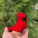 Little Cardinal Written Crochet Pattern | Crochet Amigurumi | Realistic ...