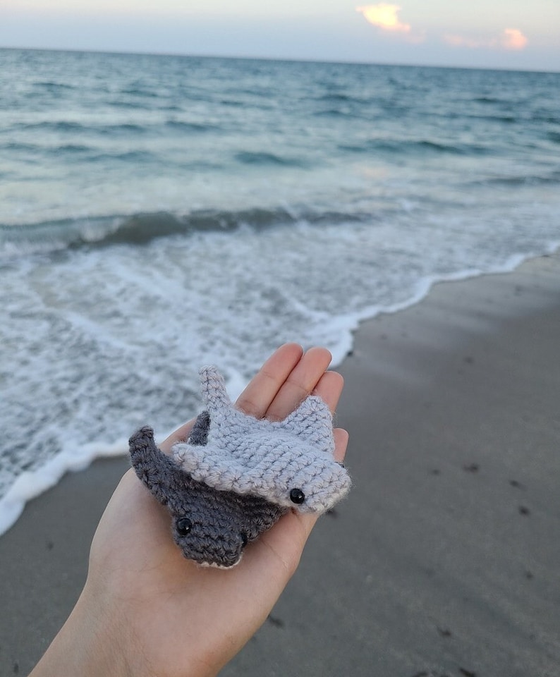 Little Stingray Written Crochet Pattern Manta Ray Crochet | Etsy