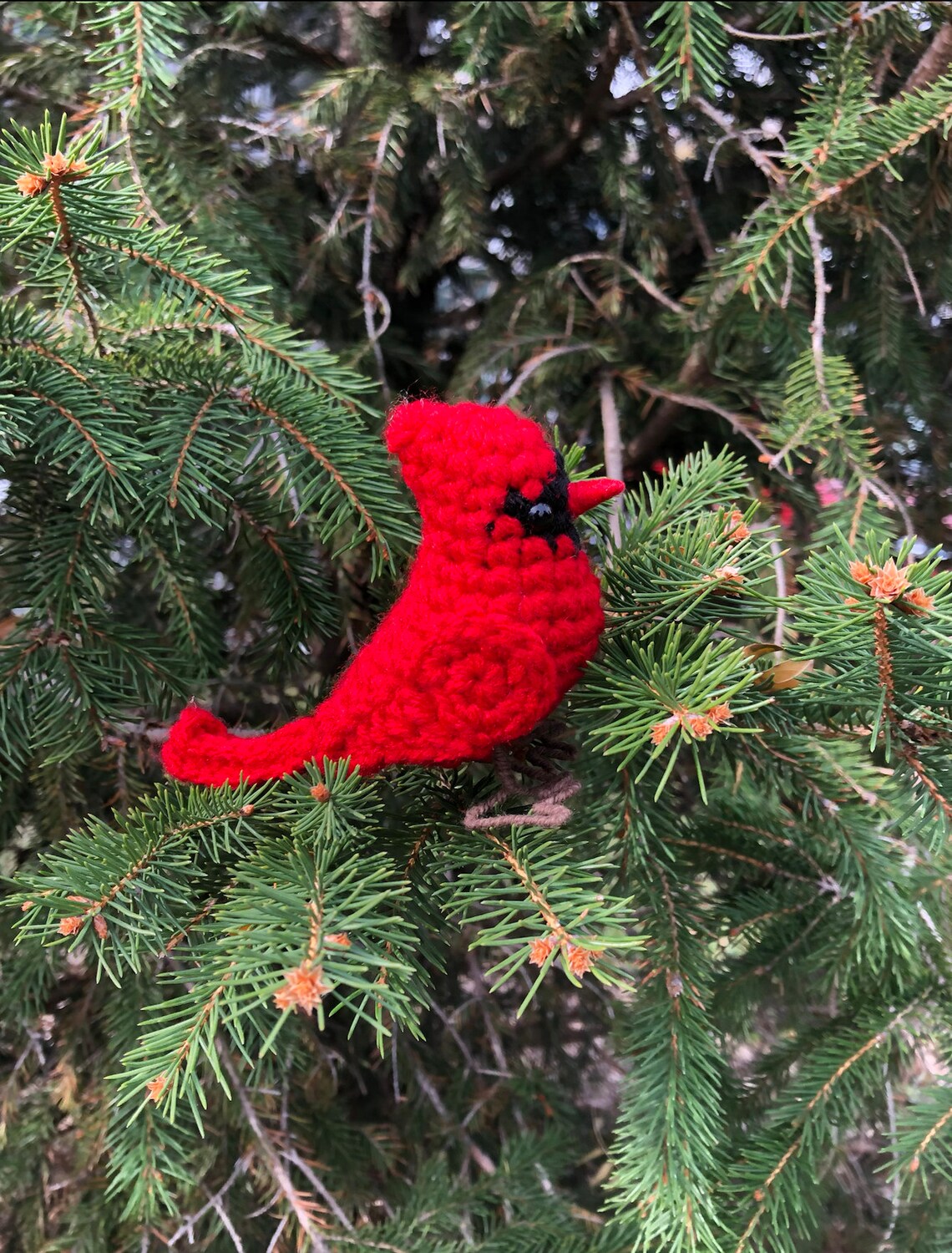 Crochet Little Cardinal | Crochet Amigurumi | Crochet Plush Toy Figure ...