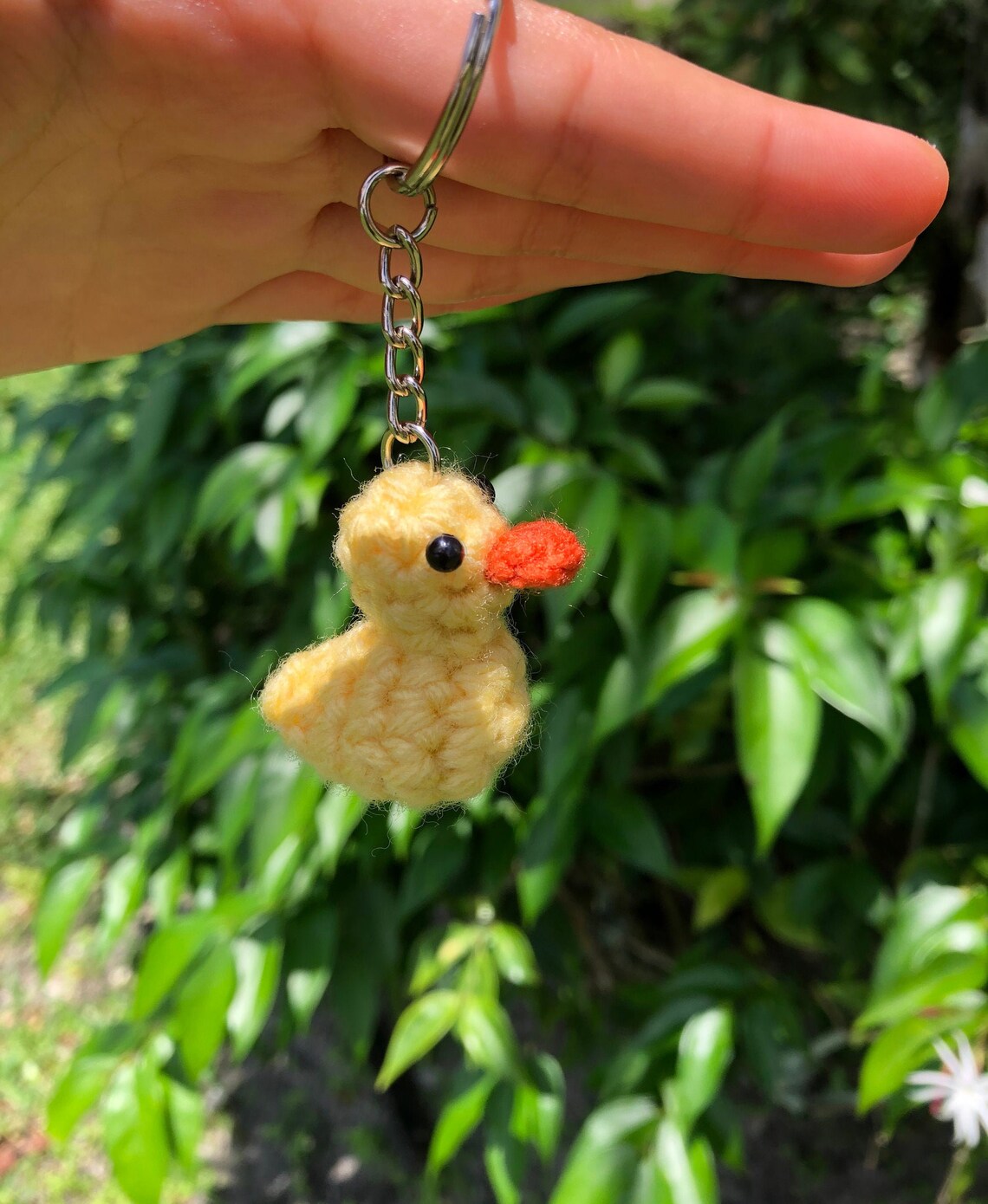 Crochet Baby Duckling Keychain Yellow Rubber Duck Crochet - Etsy