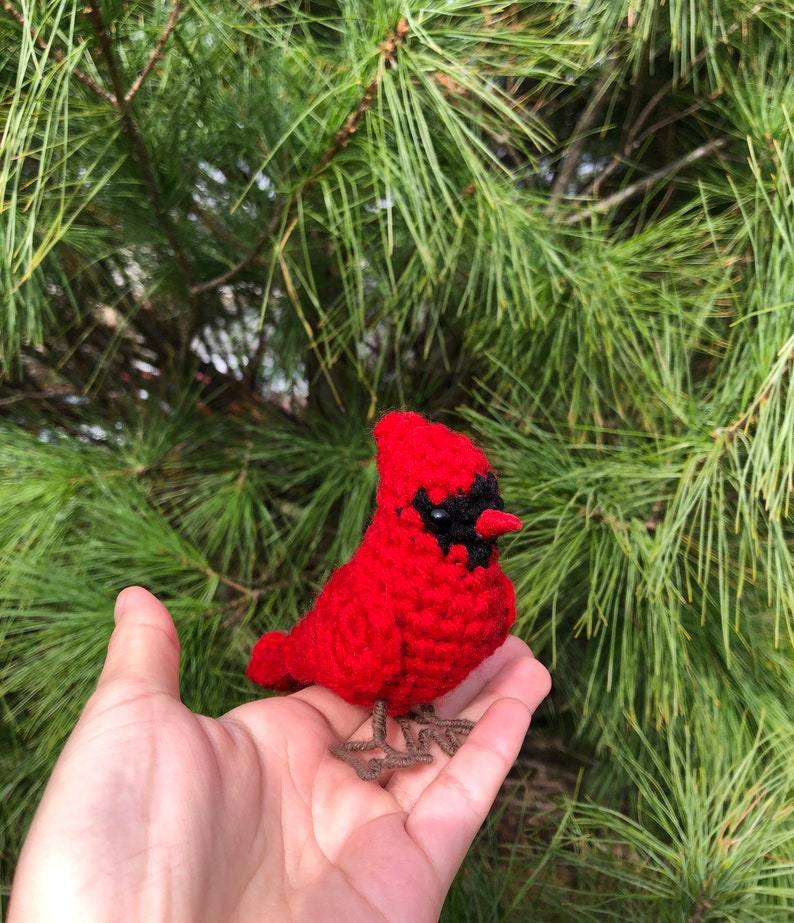 Little Cardinal Written Crochet Pattern Crochet Amigurumi - Etsy