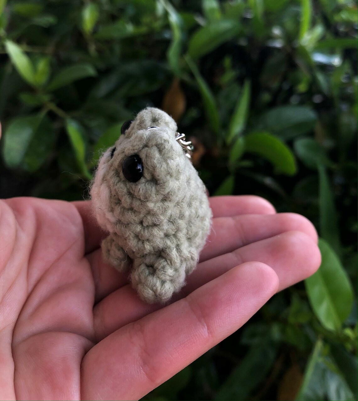 Cute Little Crochet Frog Keychain Green Frog Plush Amigurumi - Etsy UK