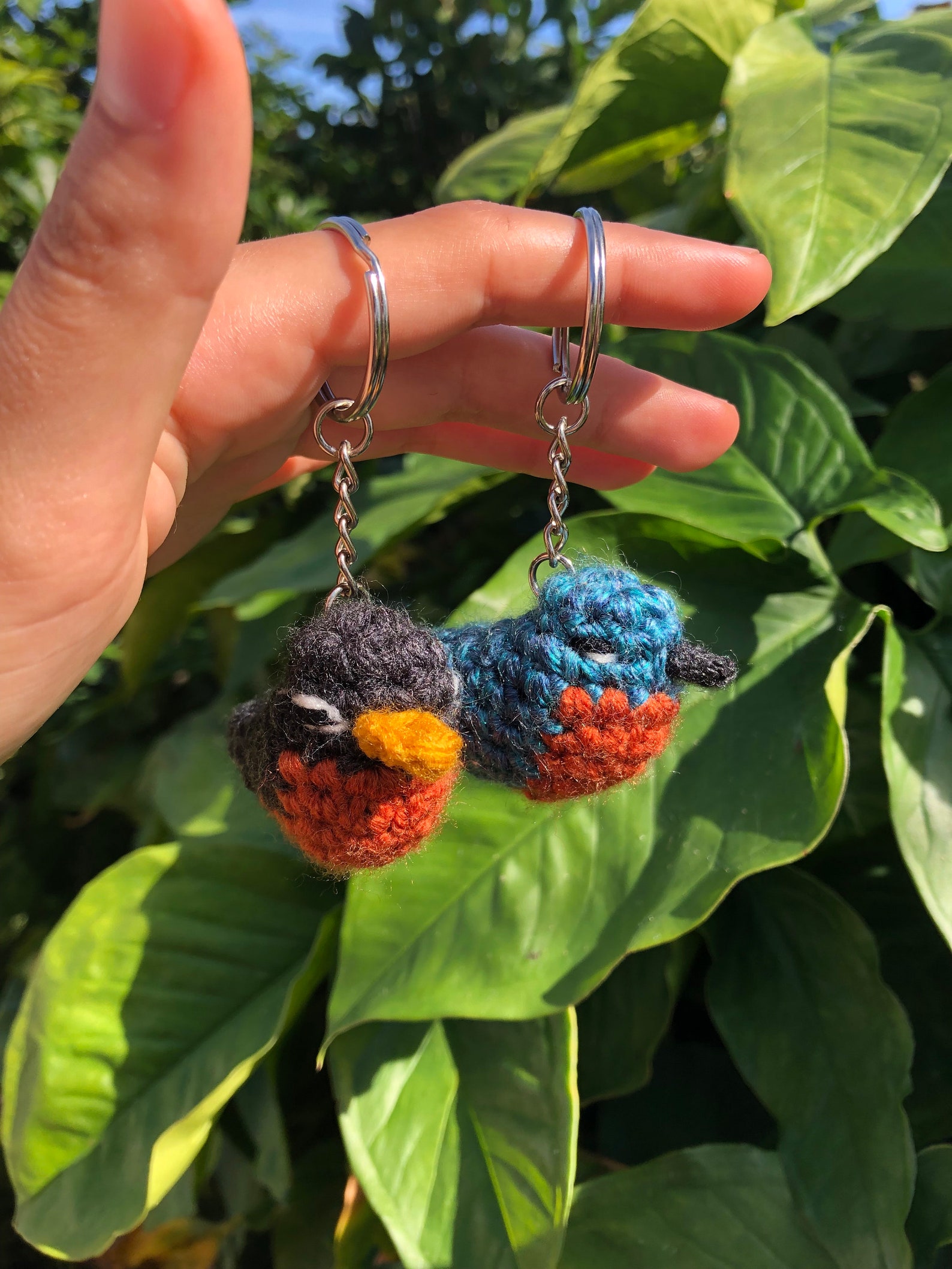 Crochet Baby Bluebird or Robin Keychain | Crochet Amigurumi | Plush Toy ...