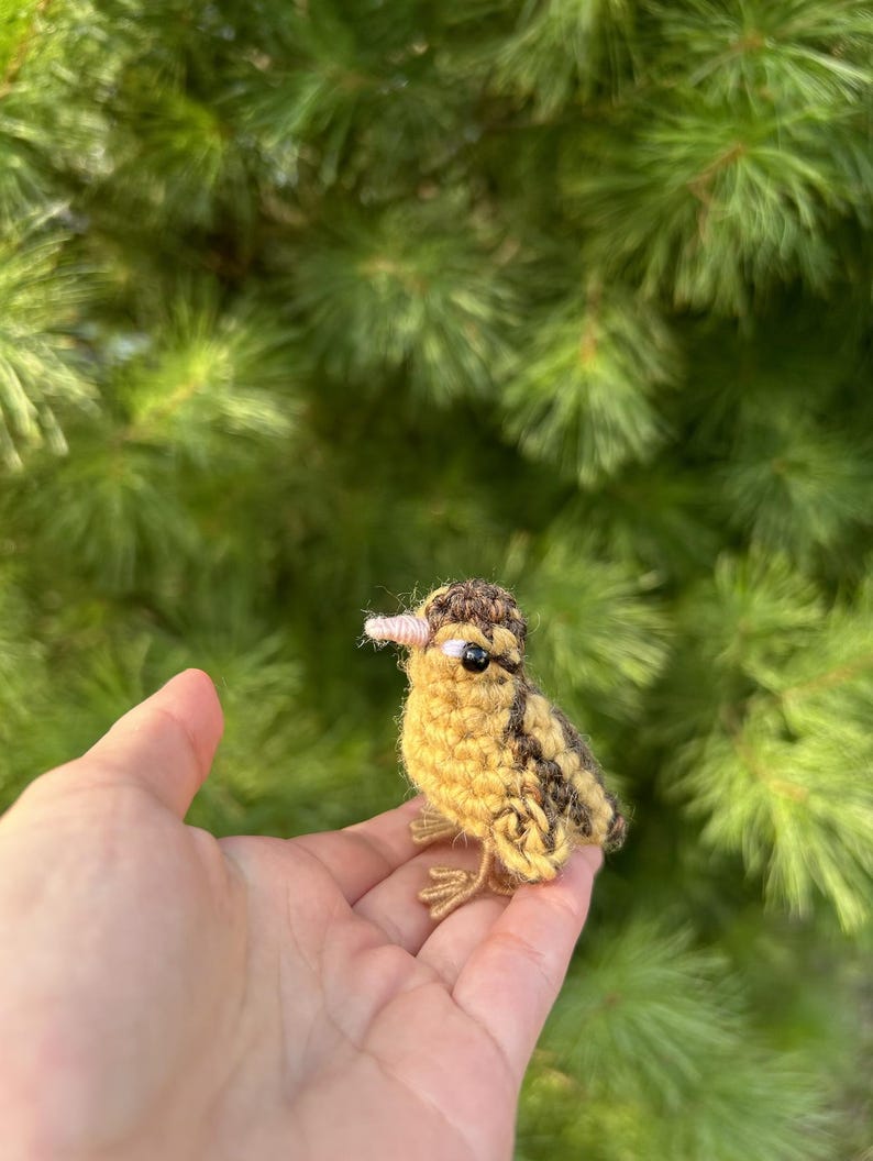 Quail Chick Written Crochet Pattern | Crochet Bird Amigurumi | Crochet ...