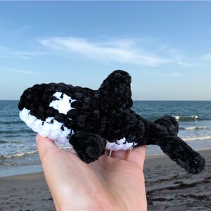 Super Soft Little Orca Written Crochet Pattern | Killer Whale Amigurumi ...