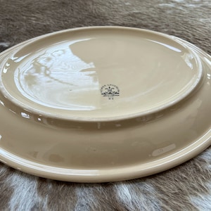 Vintage HOMER LAUGHLIN Restaurant Ware Platter in Tan Large 13 Serving ...