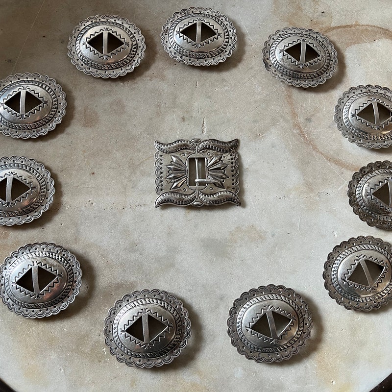 Concho Belt Buckle - Etsy