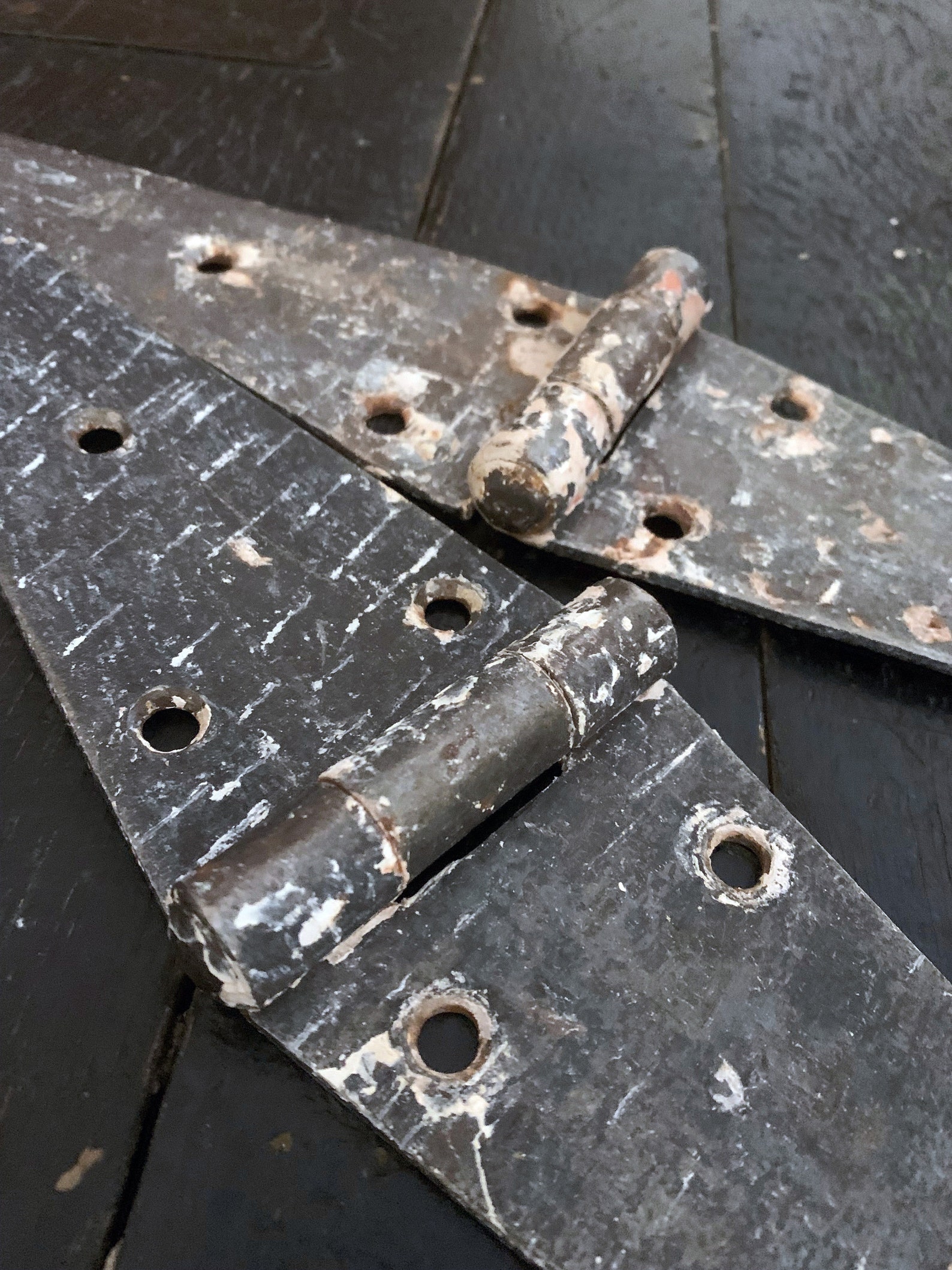 BIG Antique HINGES Barn Door or Gate PAIR Old Patina | Etsy