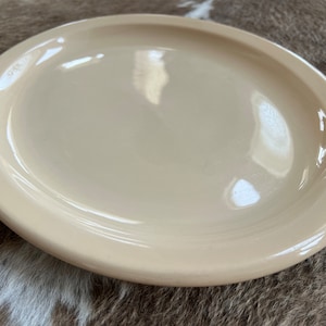 Vintage HOMER LAUGHLIN Restaurant Ware Platter in Tan Large 13 Serving ...