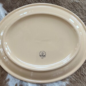 Vintage HOMER LAUGHLIN Restaurant Ware Platter in Tan Large 13 Serving ...
