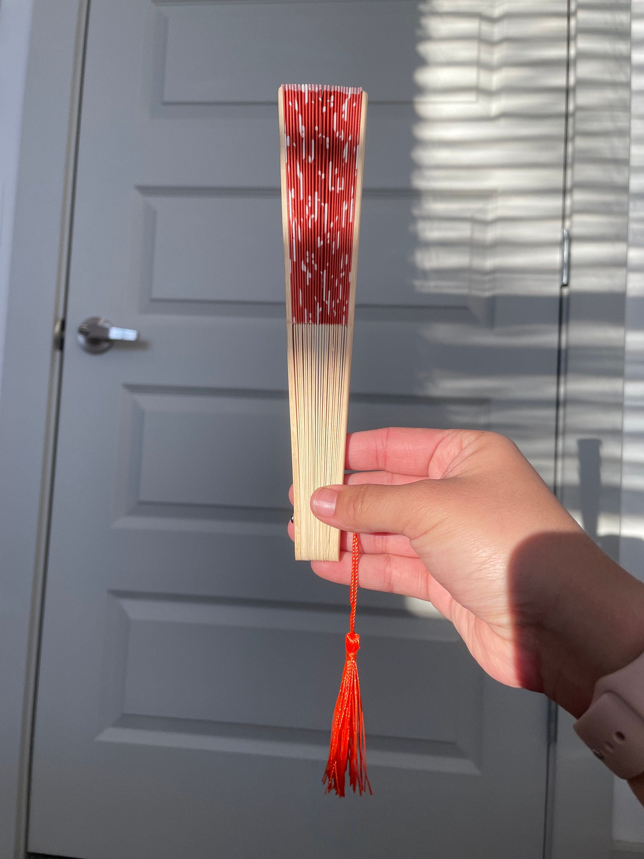 Longhorn Burnt Orange Handheld Fan Perfect for Warm Weather, Very Light ...