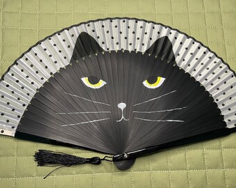 Cat Hand Fan | Etsy