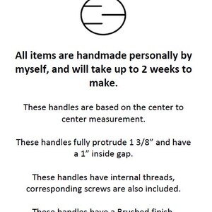 Hand Forged Hammered Square Handle - Brushed - Individual - Etsy