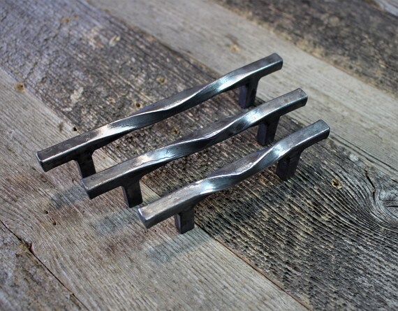 Home Improvement Knobs & Pulls Brushed Individual Bent Twisted Drawer ...